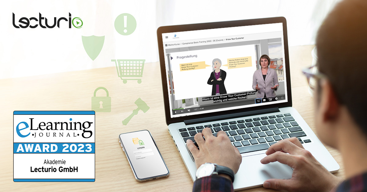 Digitale Compliance-Akademie von Lecturio und Exporo-Gruppe mit dem eLearning Award 2023 ...