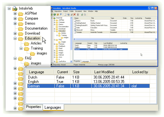 IntraWeb Studio 2.0 - Powerful Content Management made easy, Atozed ...