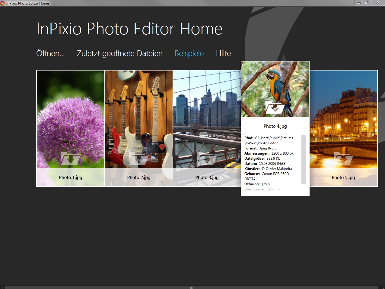 Fotos mit einem Klick optimieren: InPixio Photo Editor, Avanquest ...