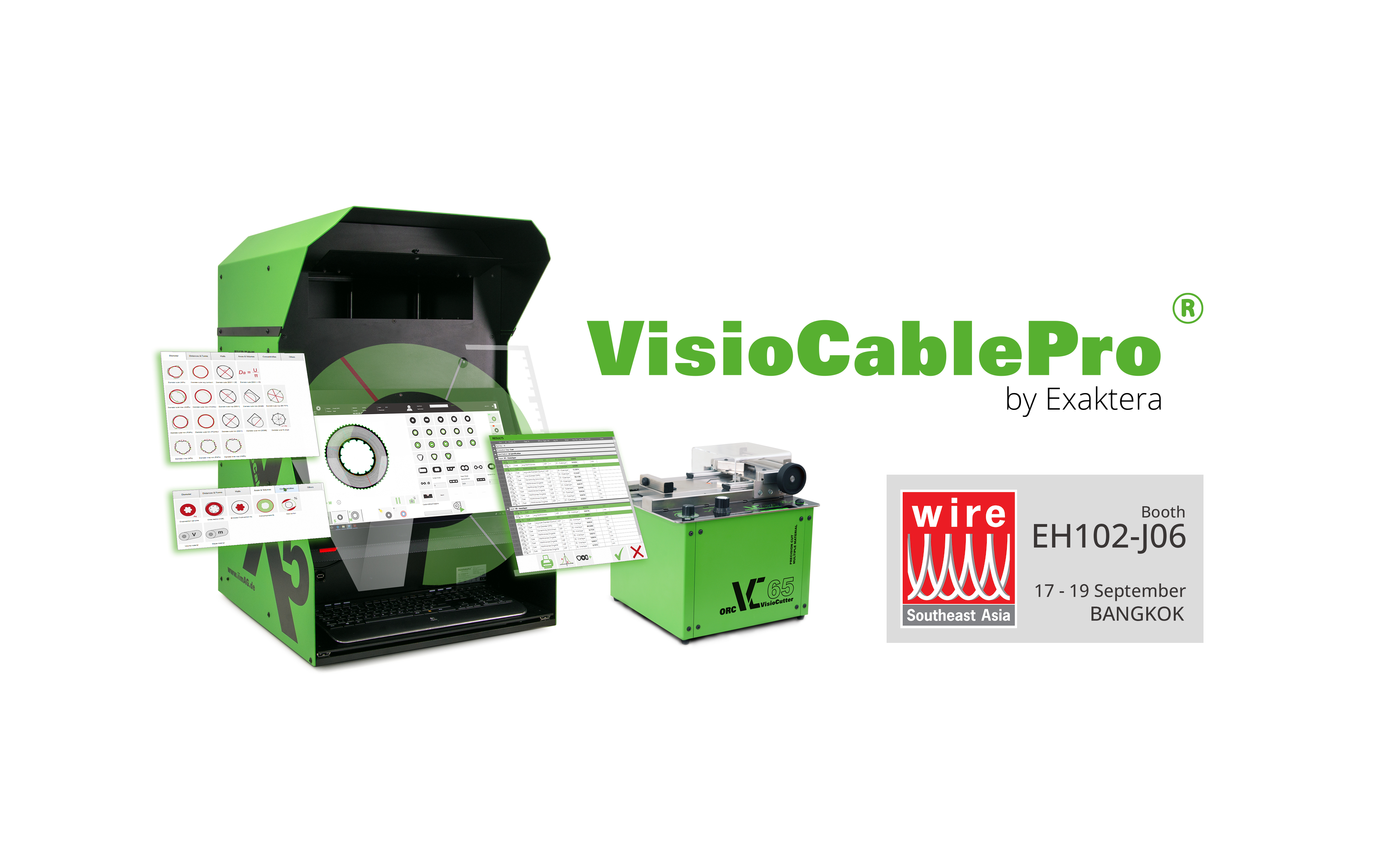 VisioCablePro® showcases high-end cable measuring and cutting technologies at wire Southeast ...
