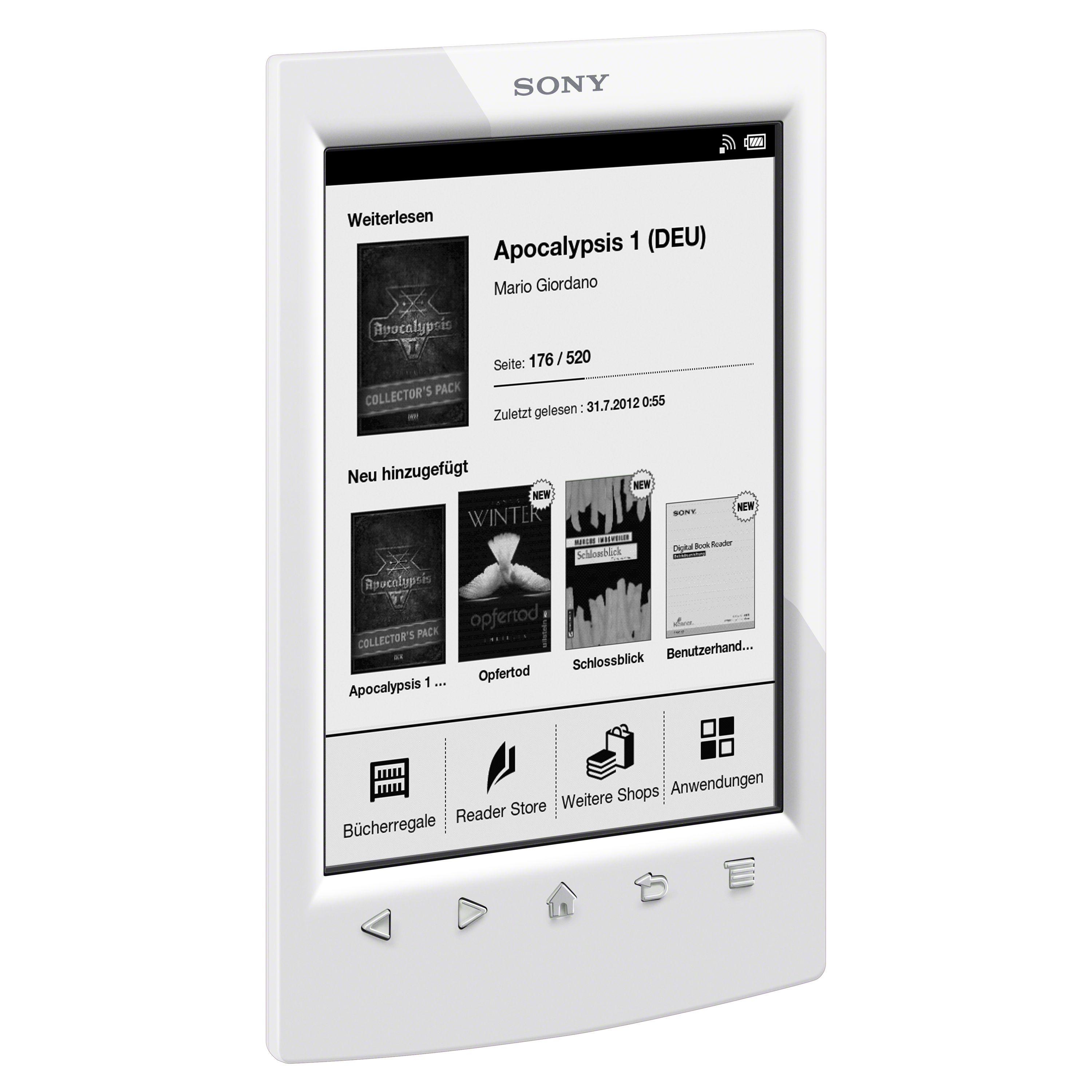 Digitales Lesen in Perfektion: Mit dem neuen Reader(TM) PRS-T2 von Sony ...