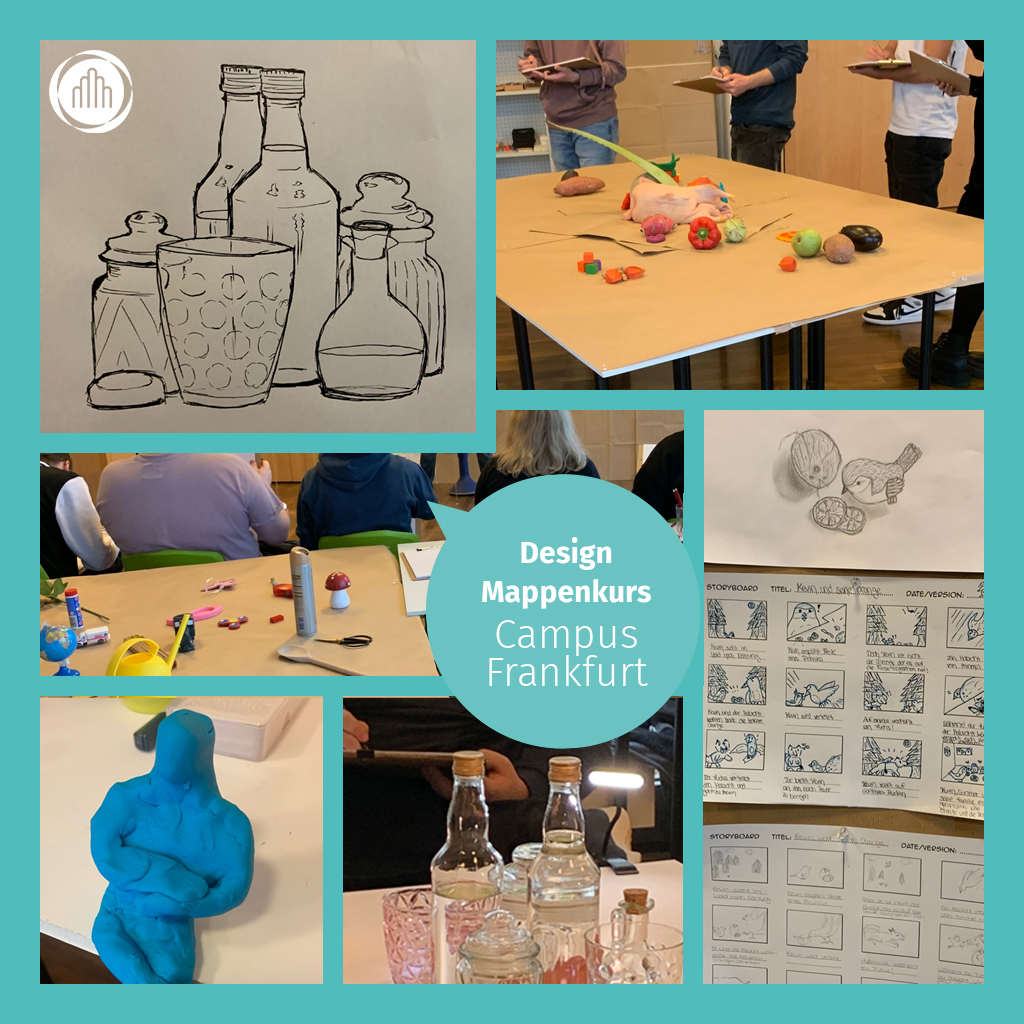 Mappenkurs Design am Campus Frankfurt, Wilhelm Büchner Hochschule ...