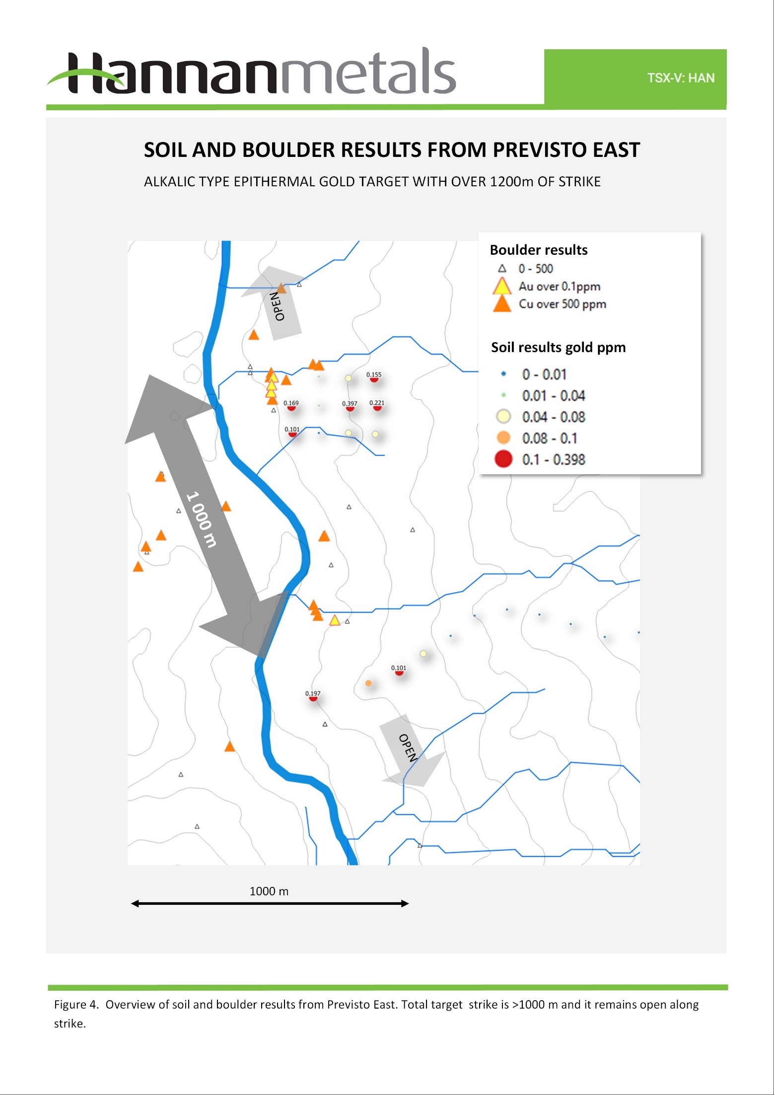 Hannan discovers a new alkalic porphyry-epithermal gold-copper cluster ...