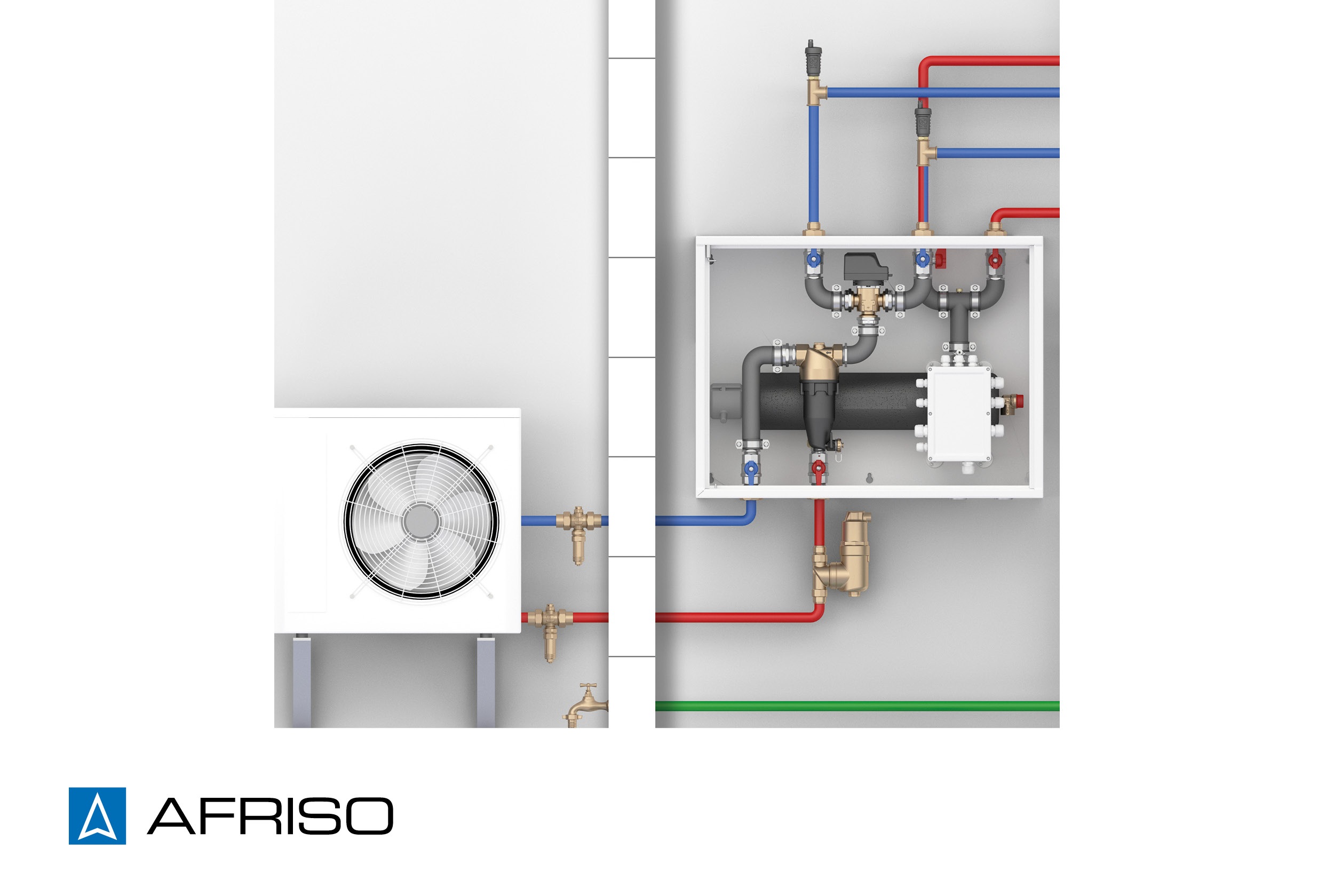 AMB 900: Wärmepumpen-Installation auf zeitsparende Weise, AFRISO-EURO ...