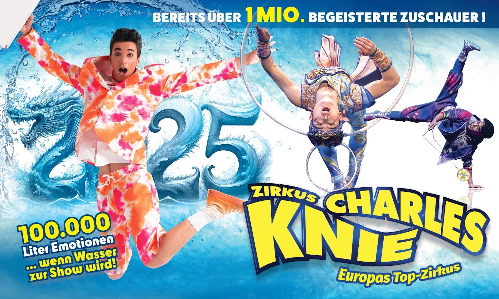 Zirkus Charles Knie 2025 - Große Deutschlandtour mit neuer Wassershow ...