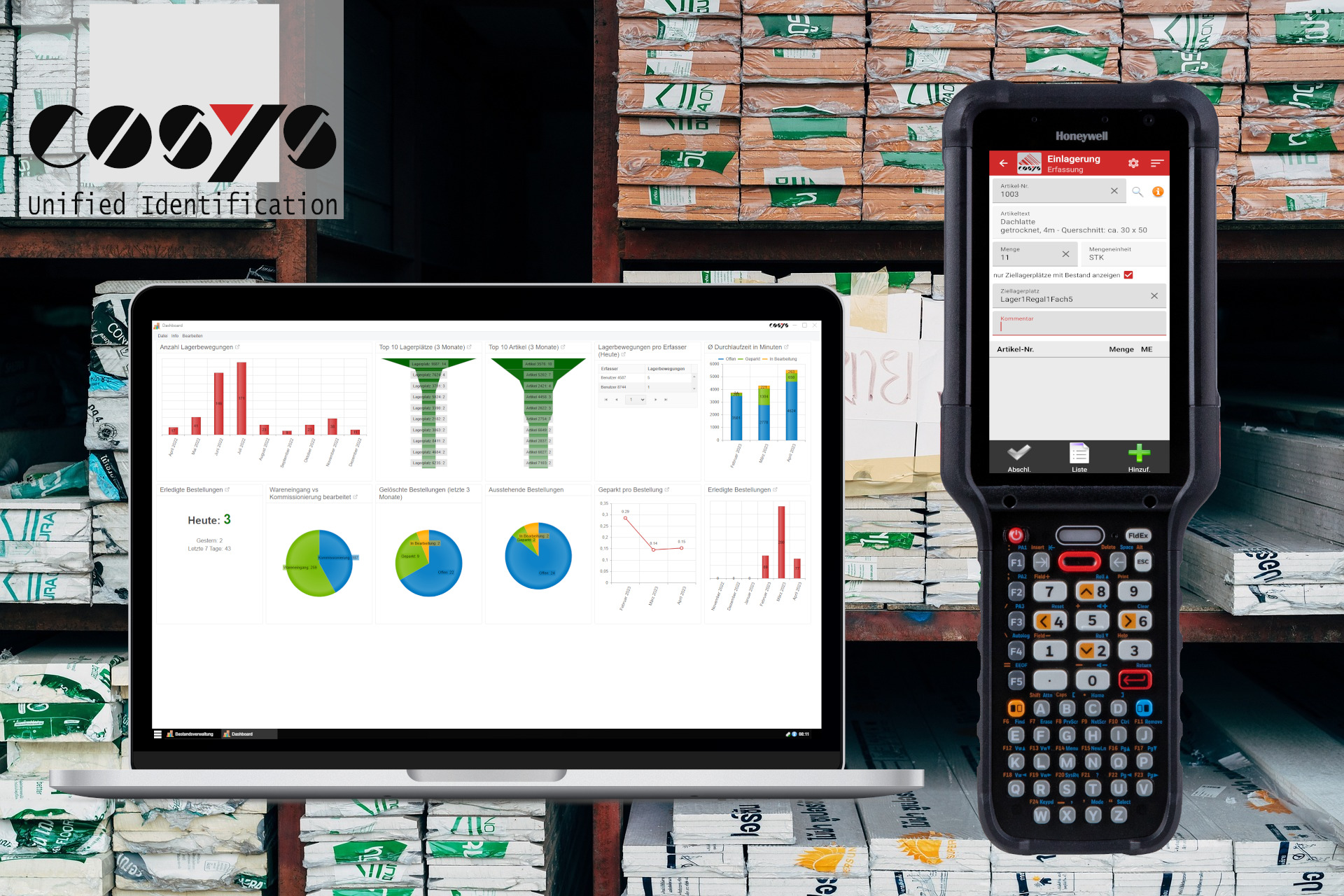 Lagerverwaltungssoftware für den Baustoffhandel, Cosys Ident GmbH, Story - PresseBox