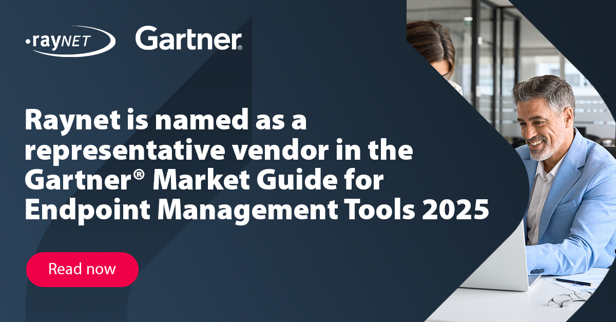 Raynet is named as a representative vendor in the Gartner® Market Guide ...