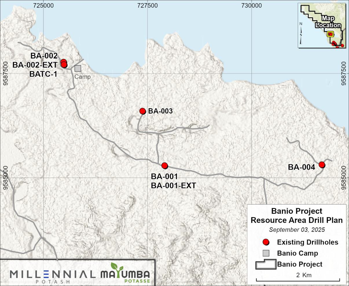 Millennial Potash Intersects 220m of Potash Mineralization in Drillhole ...