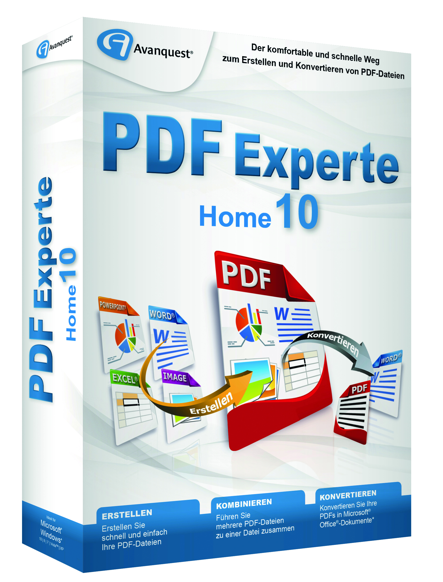 PDFs erstellen, bearbeiten, konvertieren und sichern mit PDF Experte 10 Professional, Avanquest ...