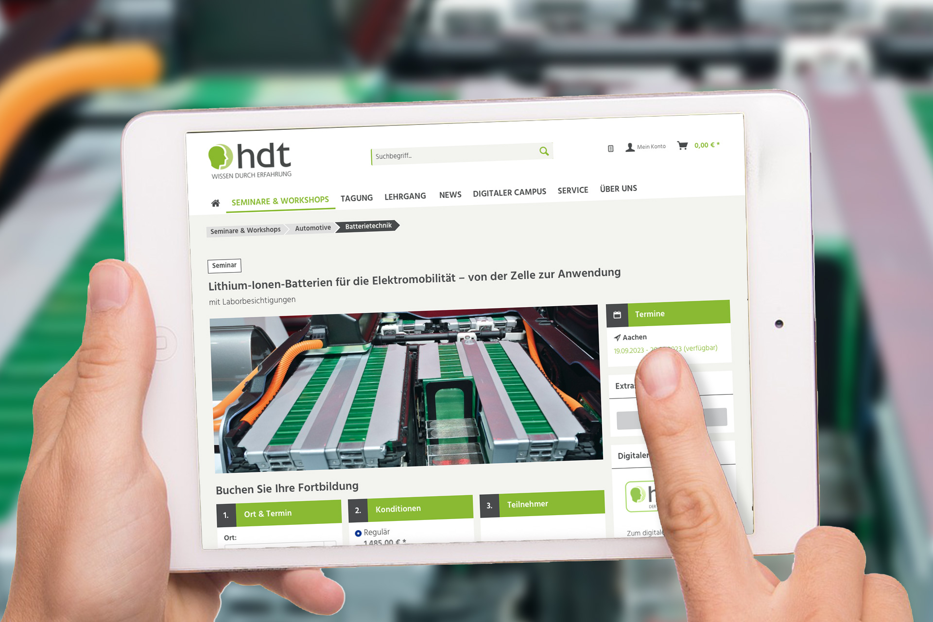 Lithium-Ionen-Batterien für die Elektromobilität: HDT-Seminar zeigt ...