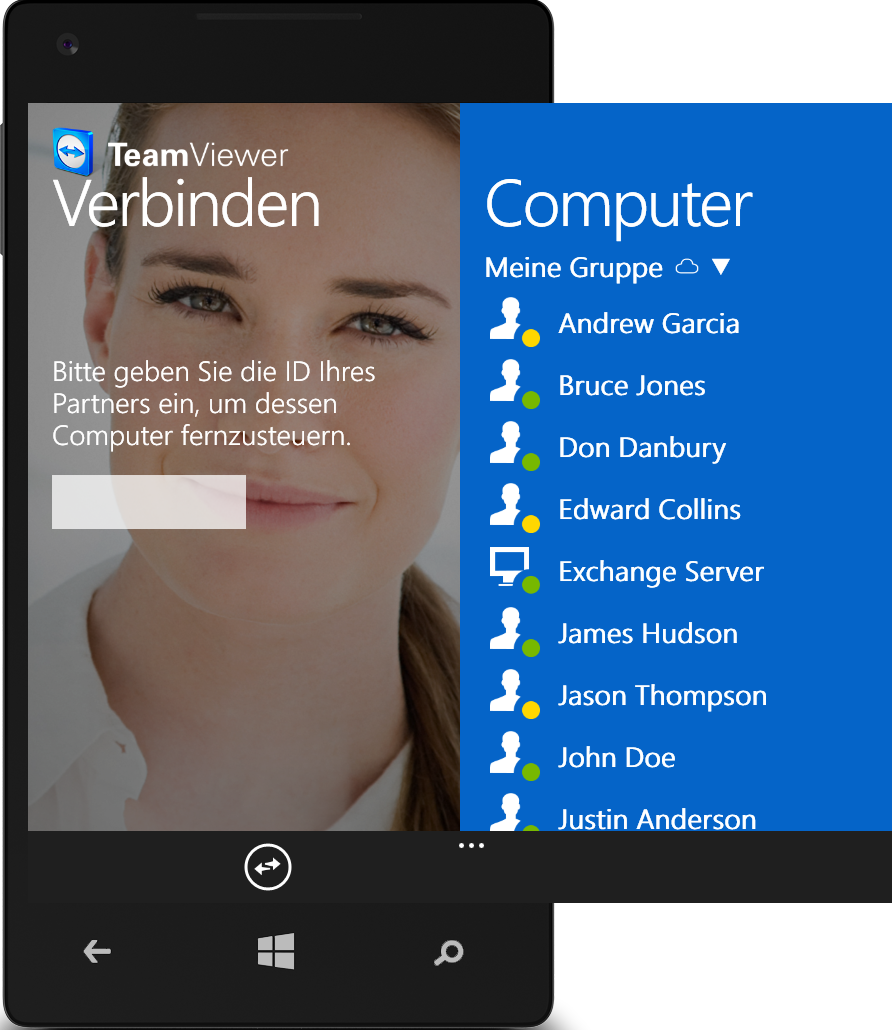 TeamViewer präsentiert erstmals App für Windows Phone 8, Teamviewer ...
