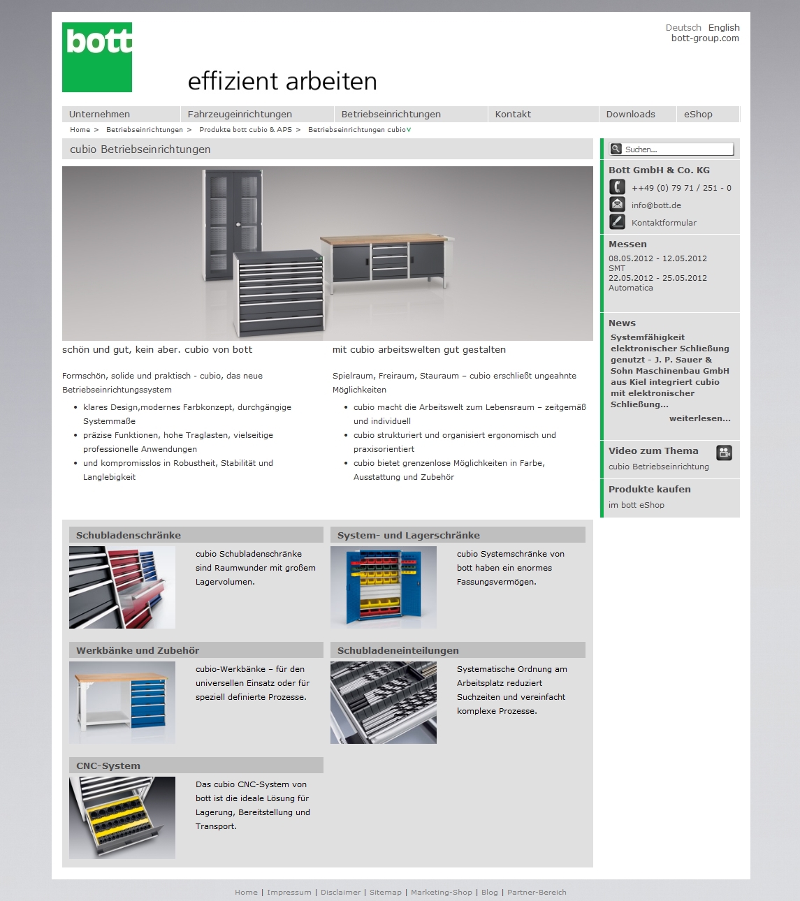 bott Betriebseinrichtungen per Videoclips schnell erklärt, Bott GmbH ...