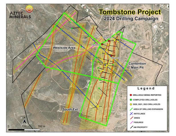 Aztec erweitert Fläche der oxidischen Gold-Silber-Zone im ...