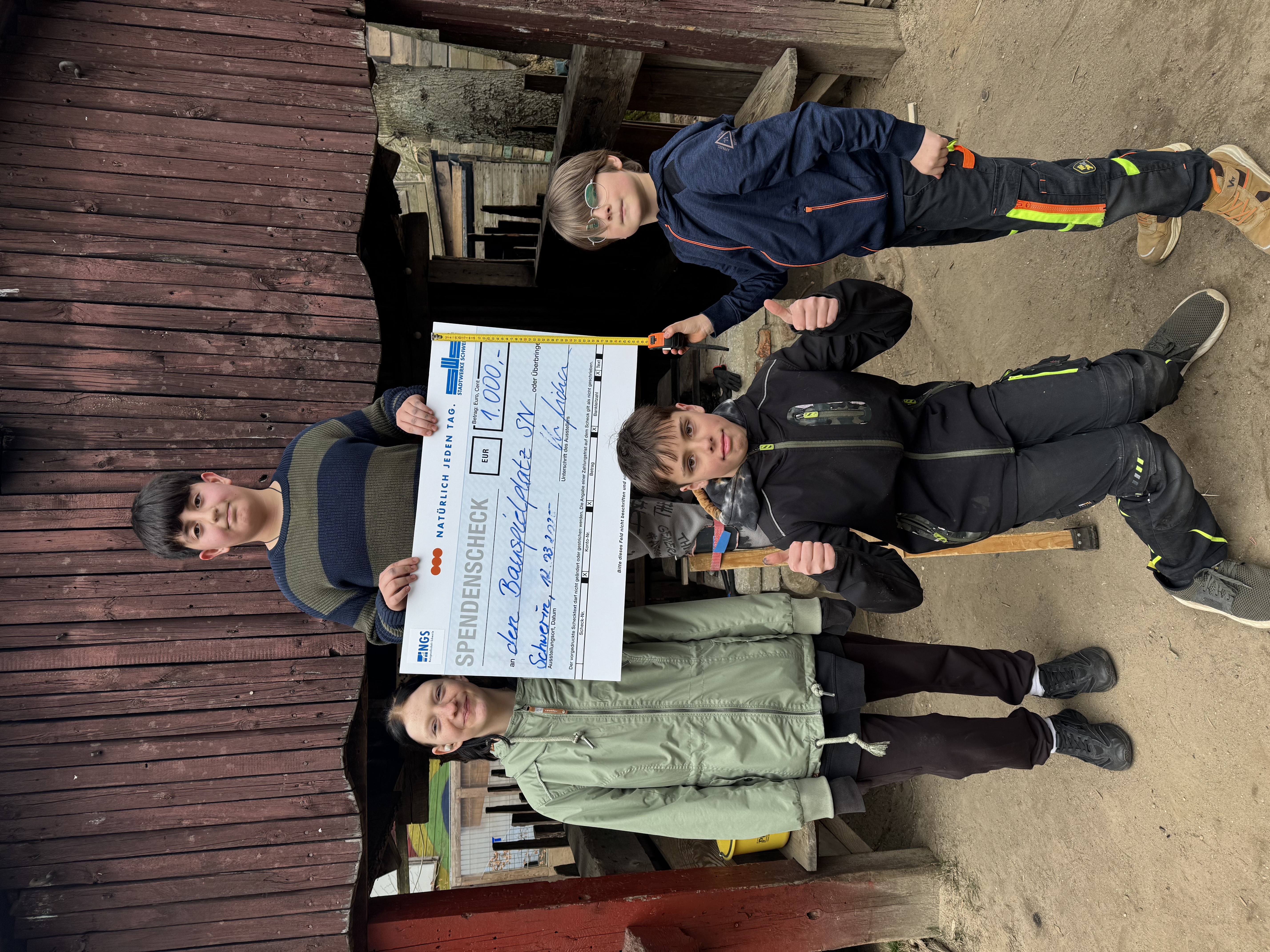 Unterstützung für kleine Baumeister, Stadtwerke Schwerin GmbH (SWS ...