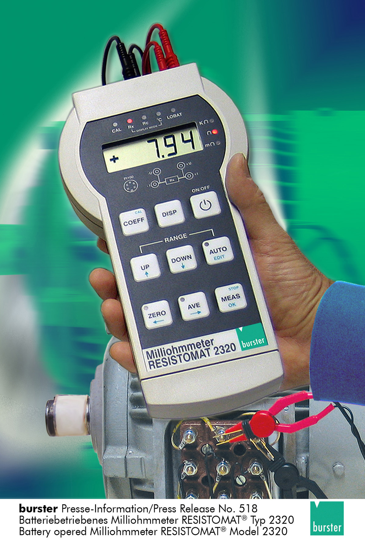 Mobiles Hand-Milliohmmeter für Service, Labor und Feldmessungen ...