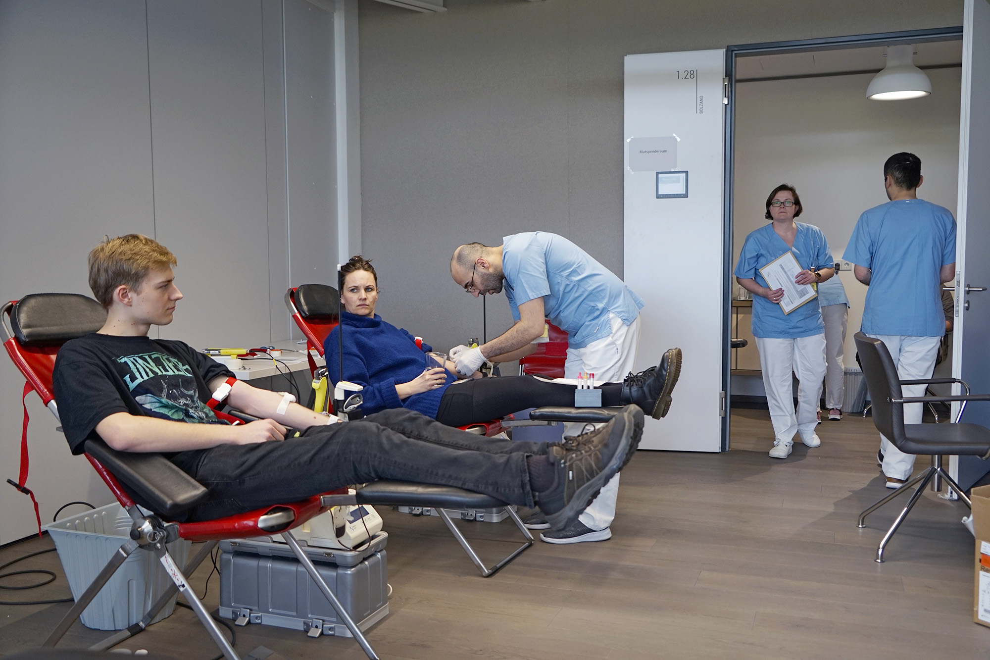 Erste externe Blutspendenaktion des Universitätsklinikums Jena seit der ...