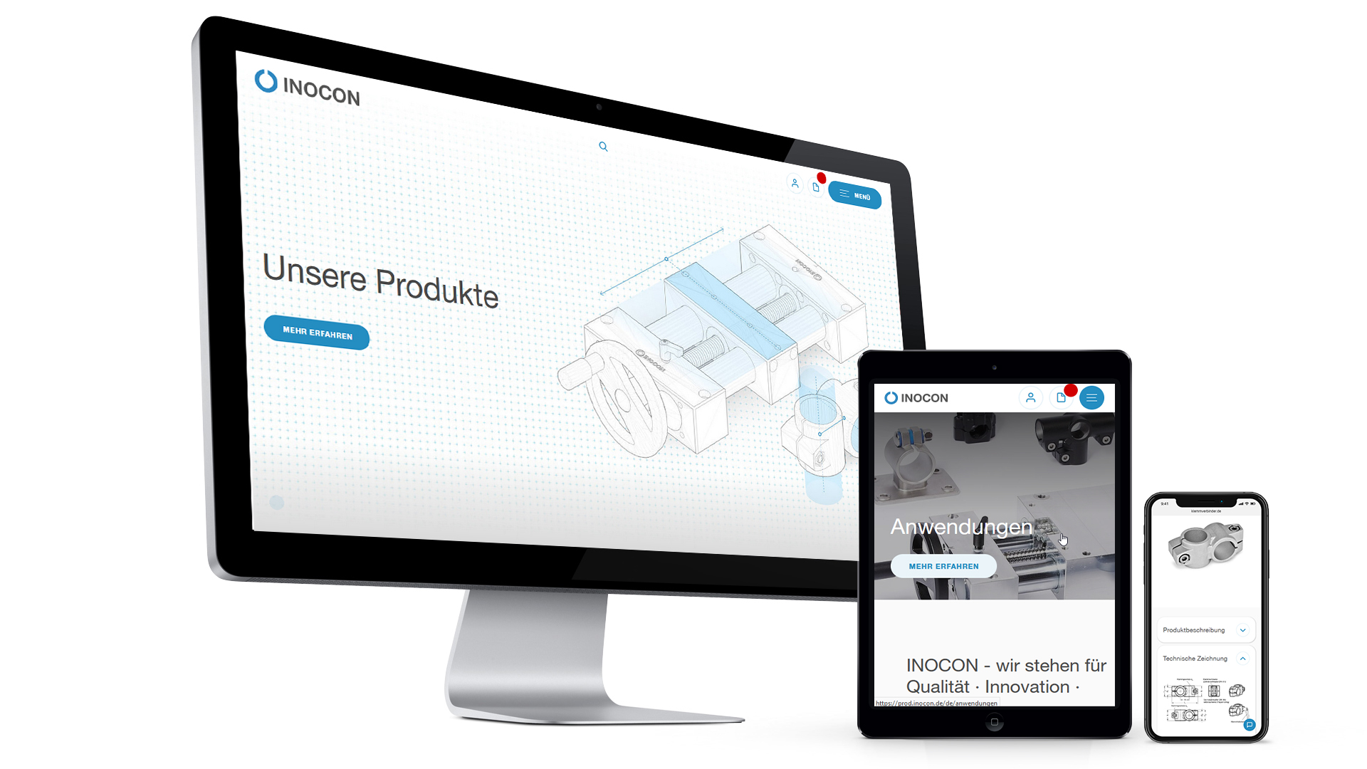 Neue Website – neuer Look, INOCON GmbH, Story - PresseBox
