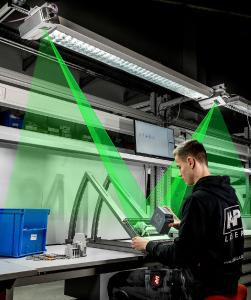 More efficient assembly with laser-based worker guidance, LAP GmbH ...