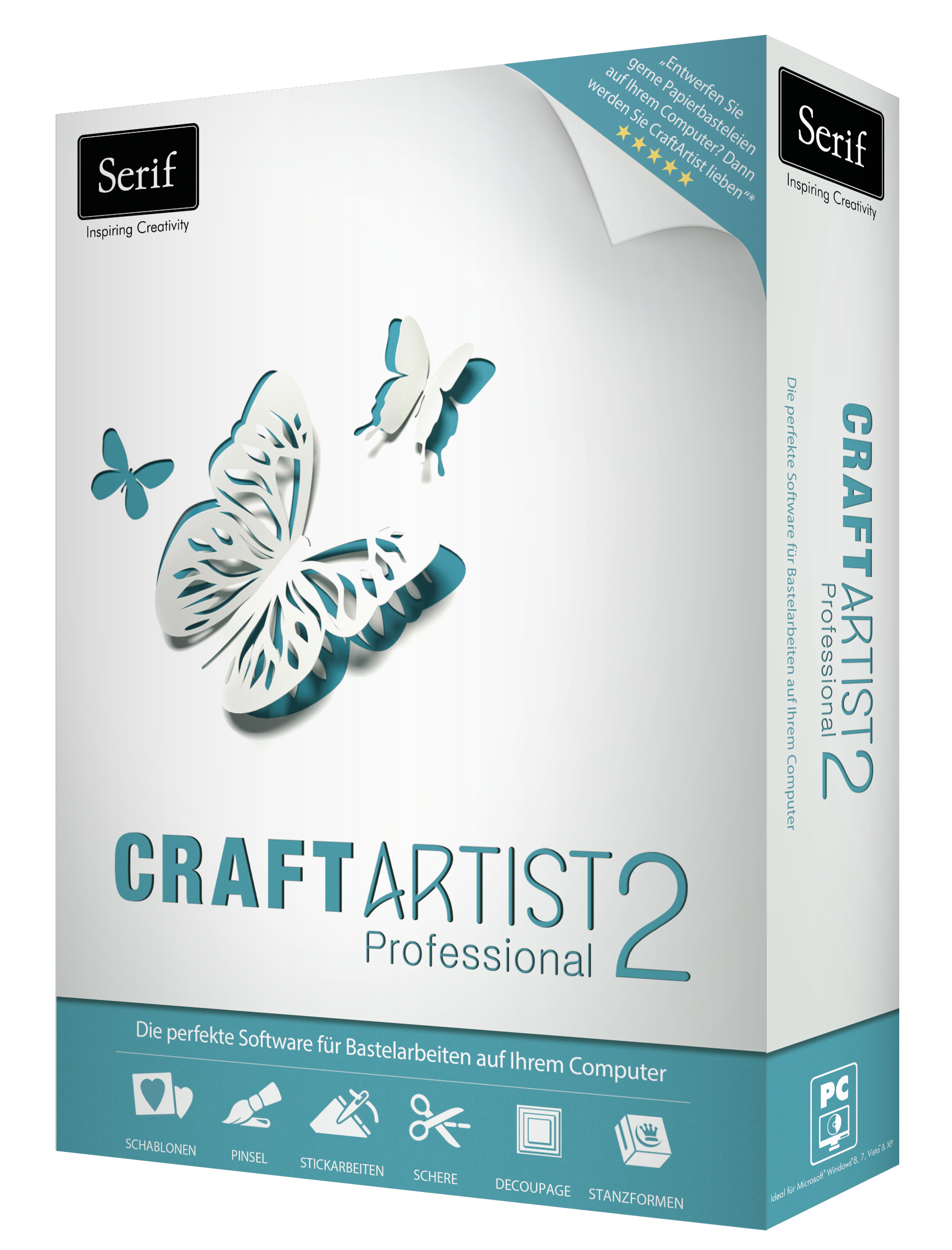 Digitale Bastelarbeiten und Fotobücher mit CraftArtist 2 Pro von Serif ...