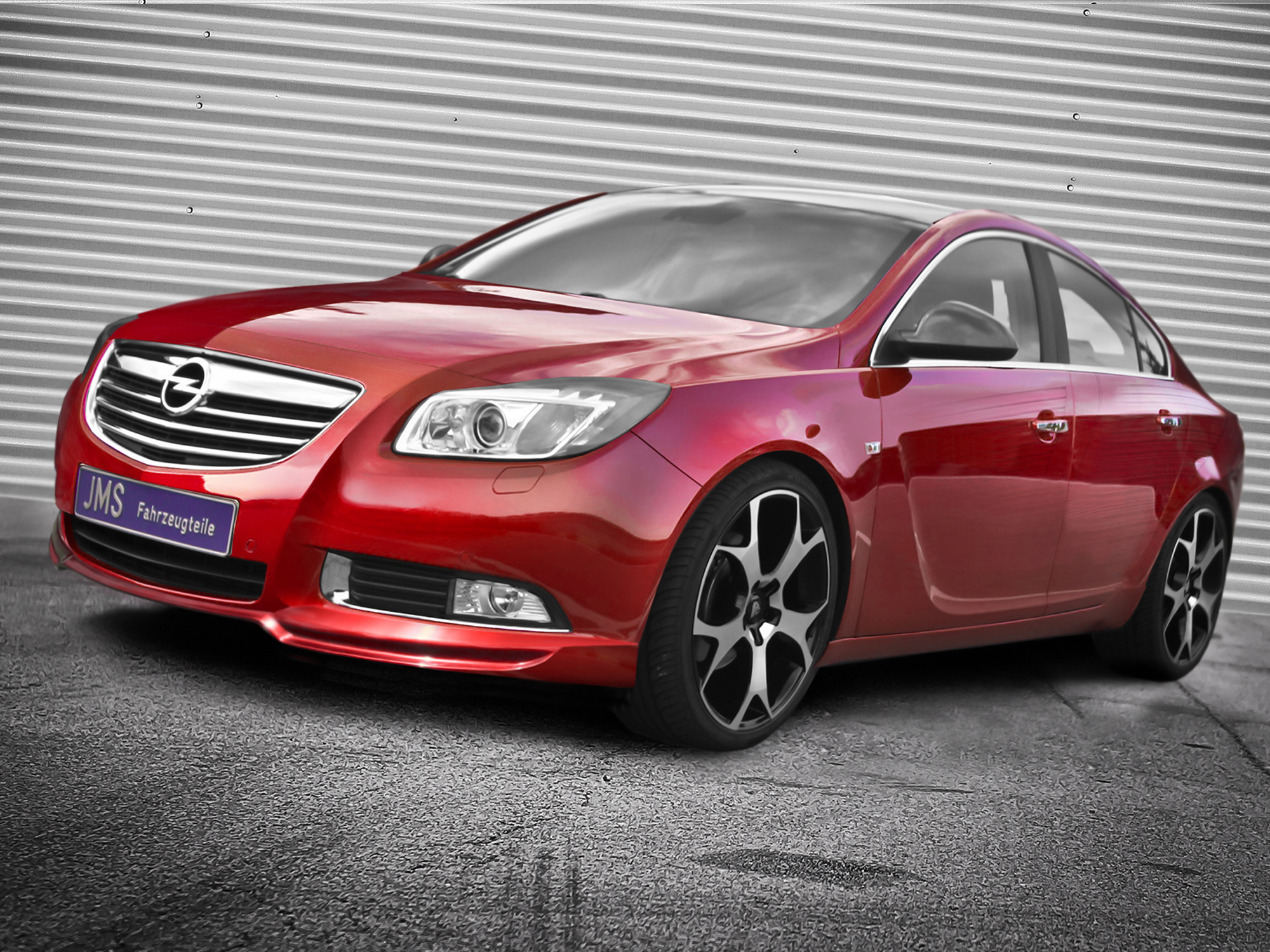 JMS opel/vauxhall insignia styling and 20 inch aluminum ghost wheels ...