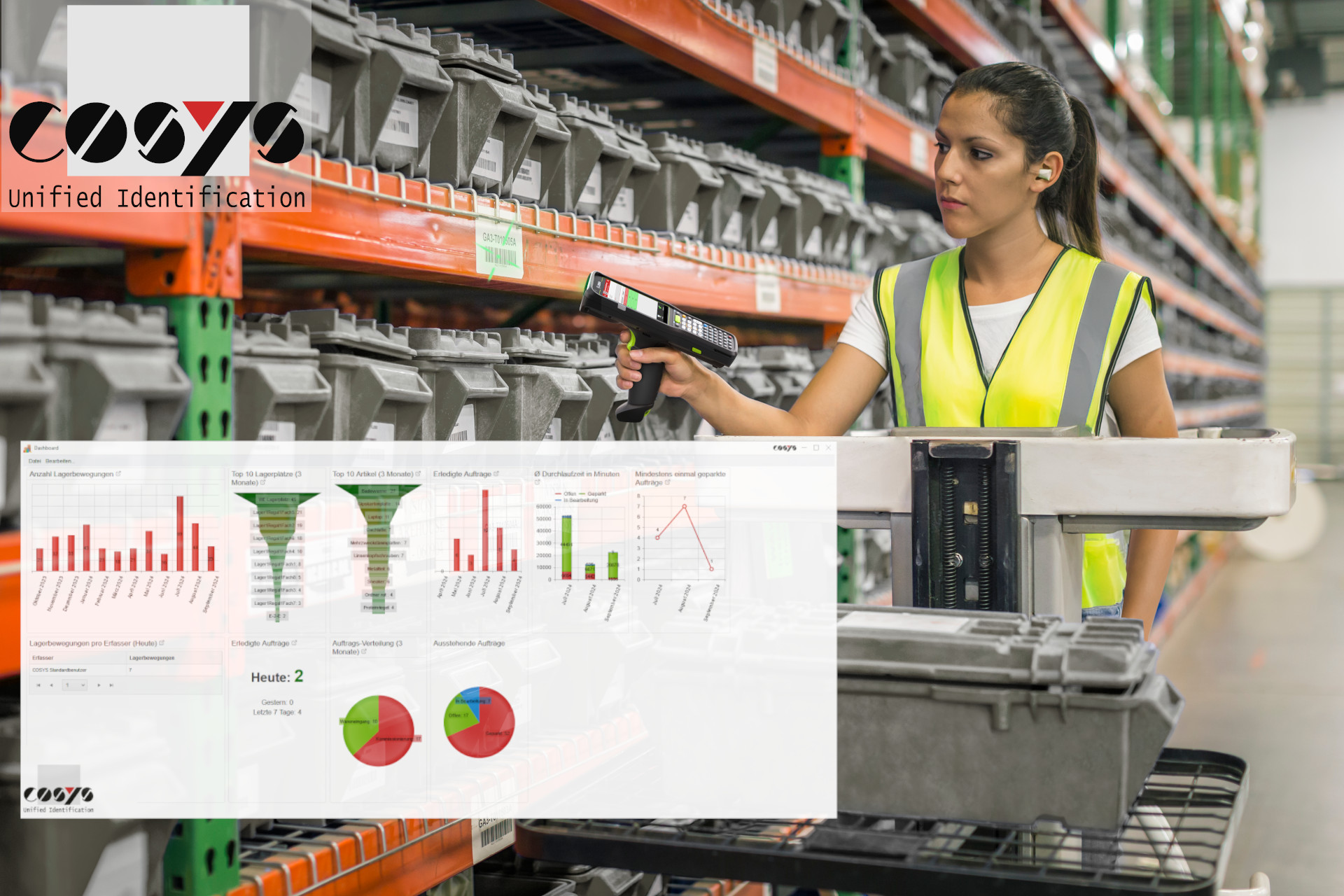 Kurze Wege für eine effiziente Kommissionierung, Cosys Ident GmbH, Story - PresseBox