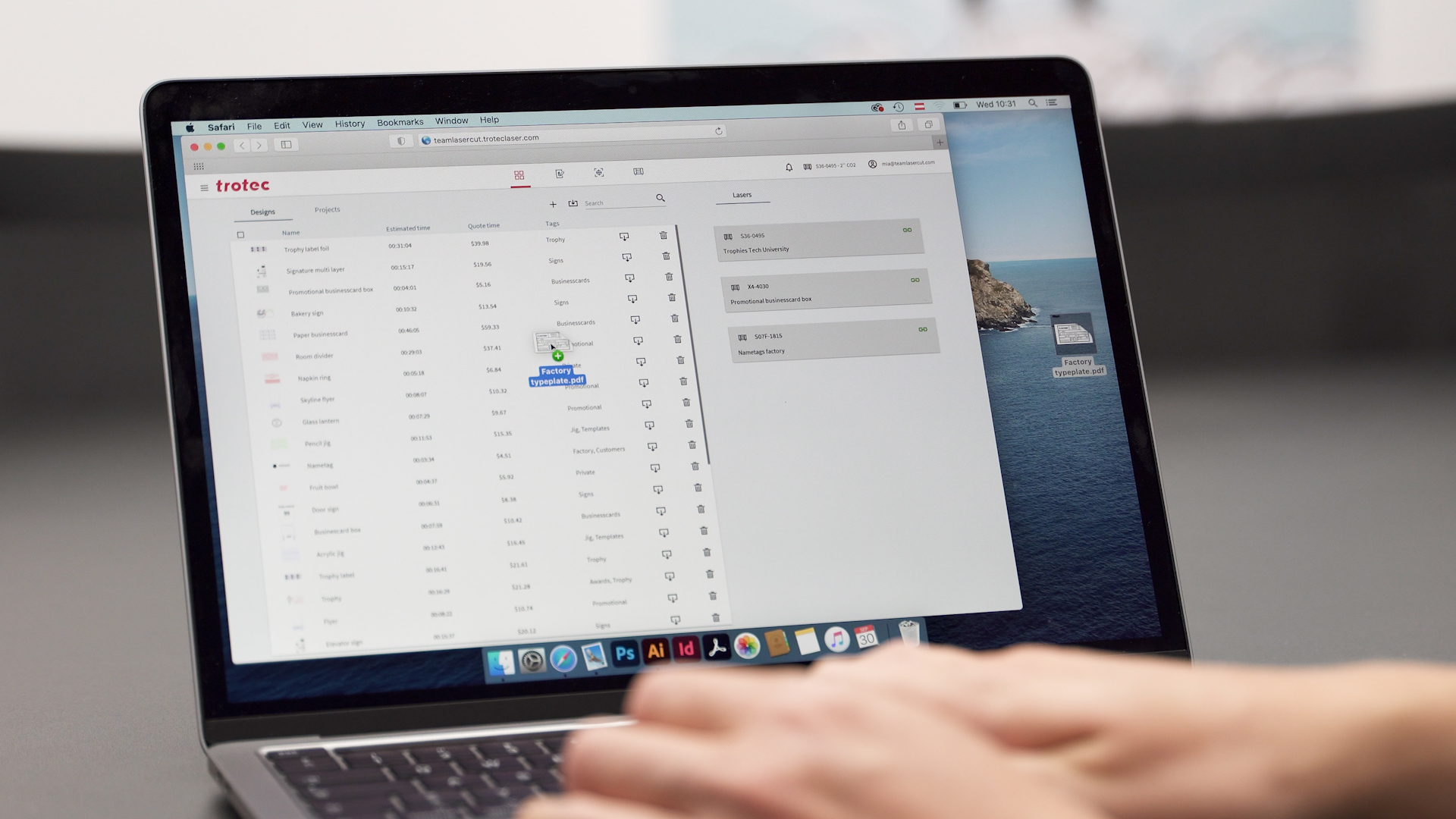 Ruby® Laser Software by Trotec, Trotec Laser GmbH, Story - PresseBox