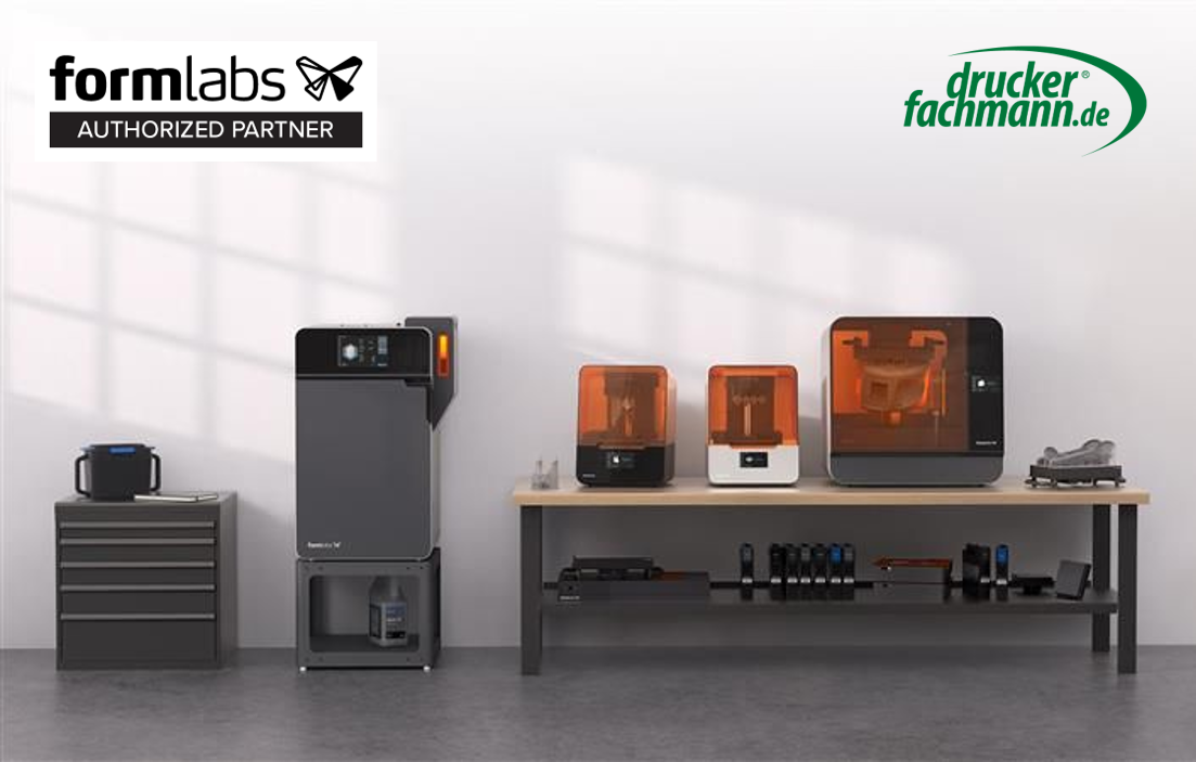 Neu im Portfolio von druckerfachmann.de: Erschwingliche Hochleistungs-3D Drucker von Formlabs ...