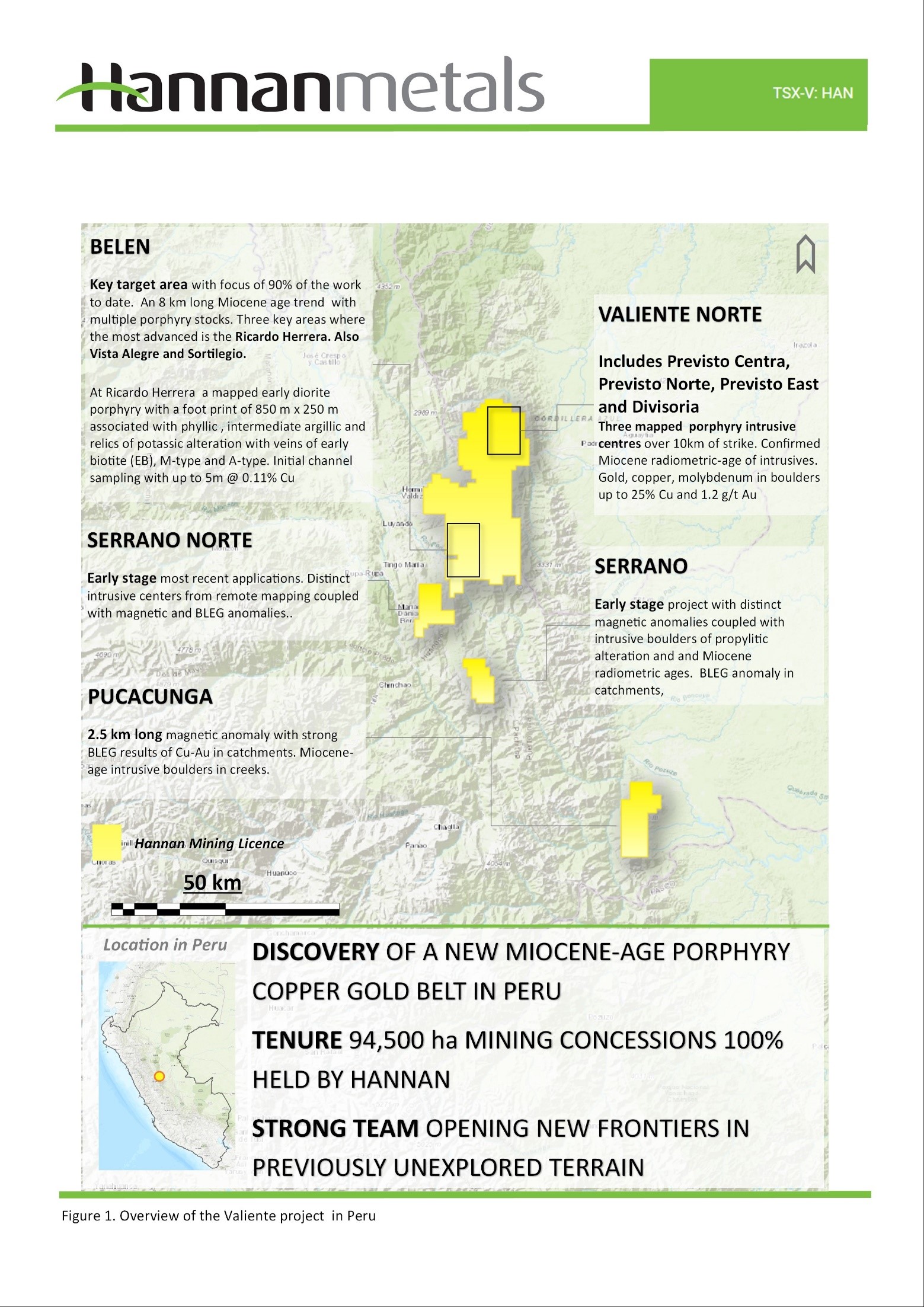 Hannan discovers a new alkalic porphyry-epithermal gold-copper cluster ...