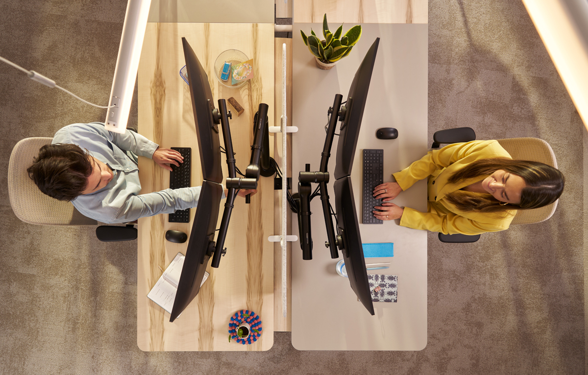 Nachhaltig, ergonomisch und jetzt bei uns im Shop: die neuen Dataflex Viewgo pro ...