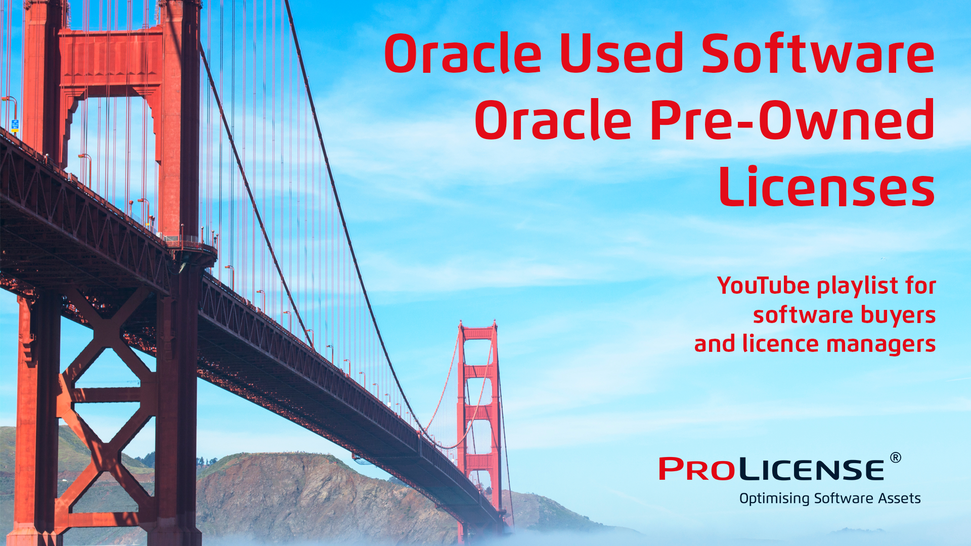 Oracle used software – Oracle pre-owned licenses, ProLicense Xchange, Story - PresseBox