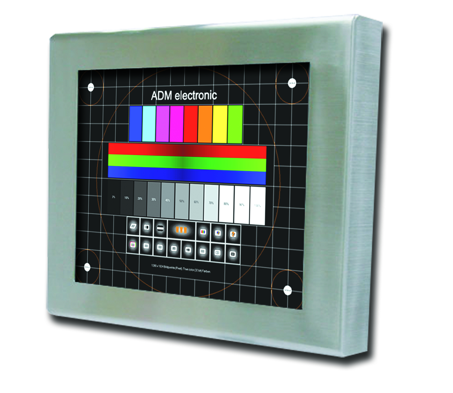 Edelstahl Slimline Monitore in IP65, ADM electronic GmbH, Story - PresseBox