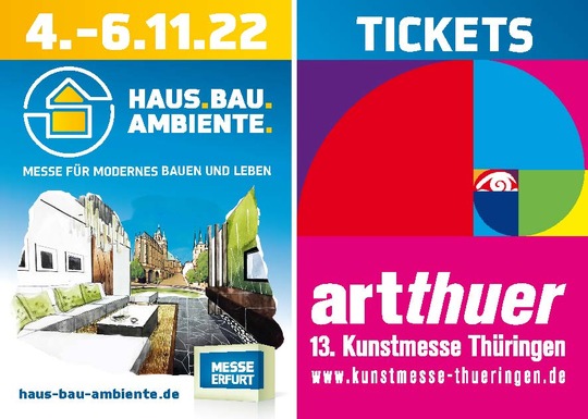 Haus.Bau.Ambiente. und artthuer finden vom 4. bis 6. November in der ...