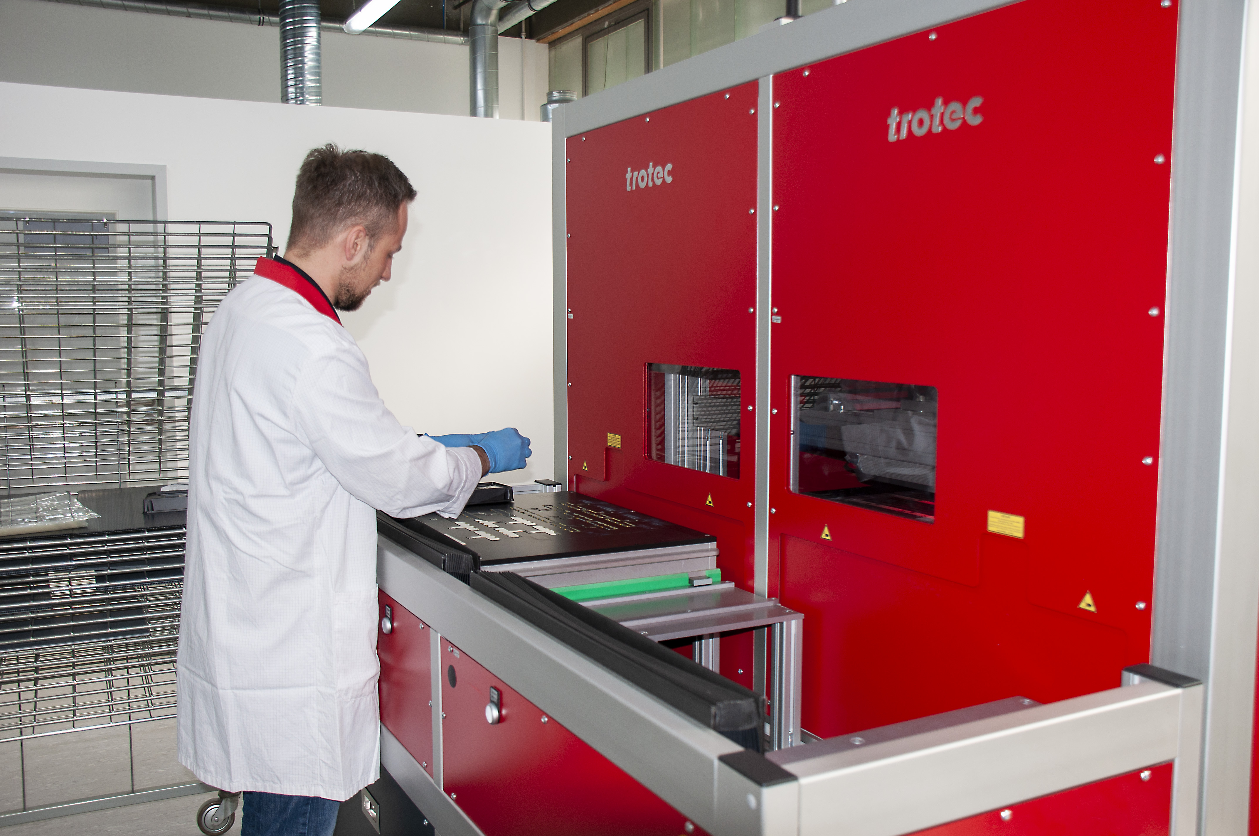 Efficient laser cutting for printed electronics, Trotec Laser GmbH ...