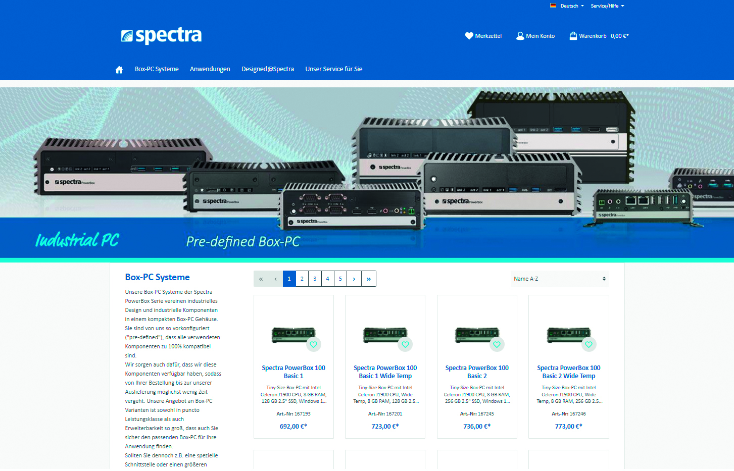 Spectra eröffnet Industrie-PC Webshop, Spectra GmbH & Co. KG, Story ...