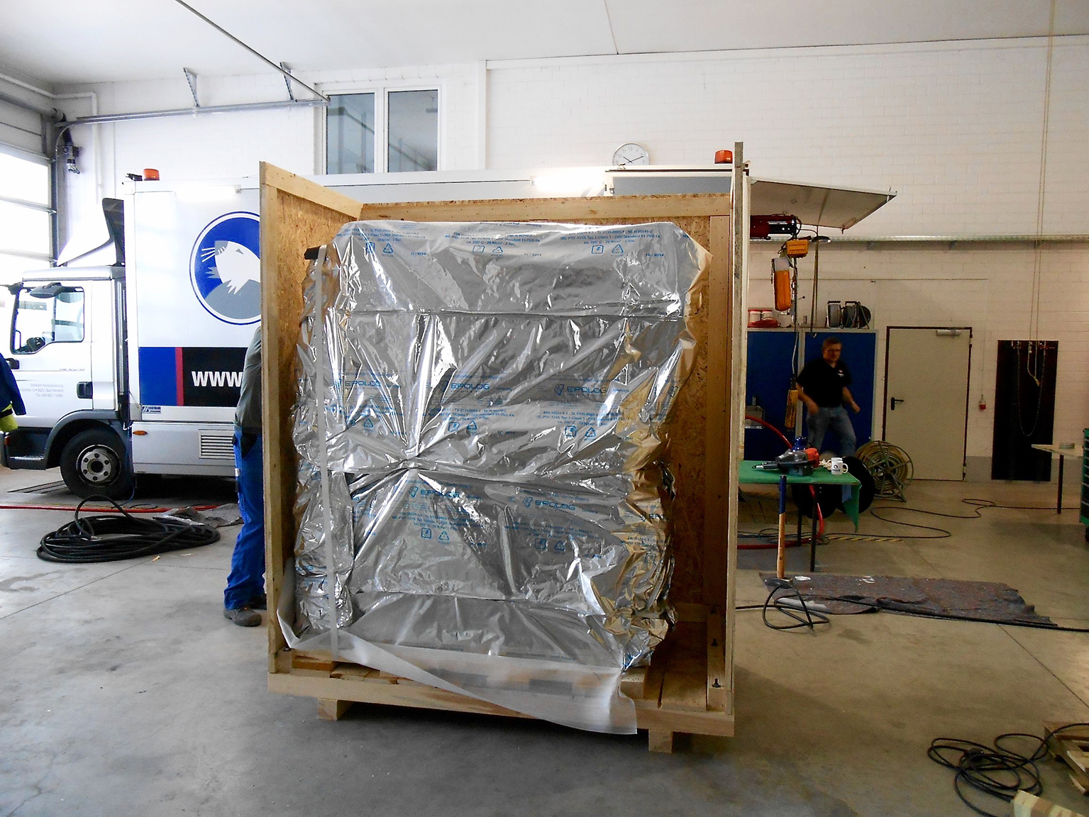 Das neue Kran- und Trommelgestell, Schwalm Robotic GmbH, Story - PresseBox