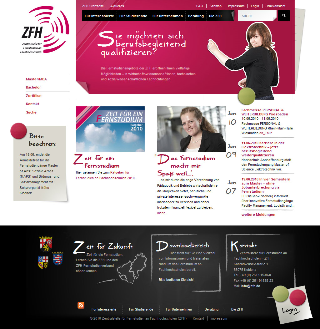 ZFH in neuem Outfit, zfh - Zentrum für Fernstudien im Hochschulverbund ...
