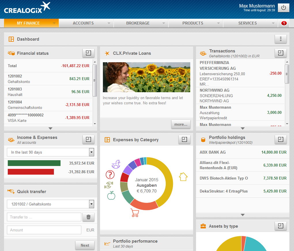 Digital Banking-Portal der neuesten Generation von CREALOGIX verfügbar ...