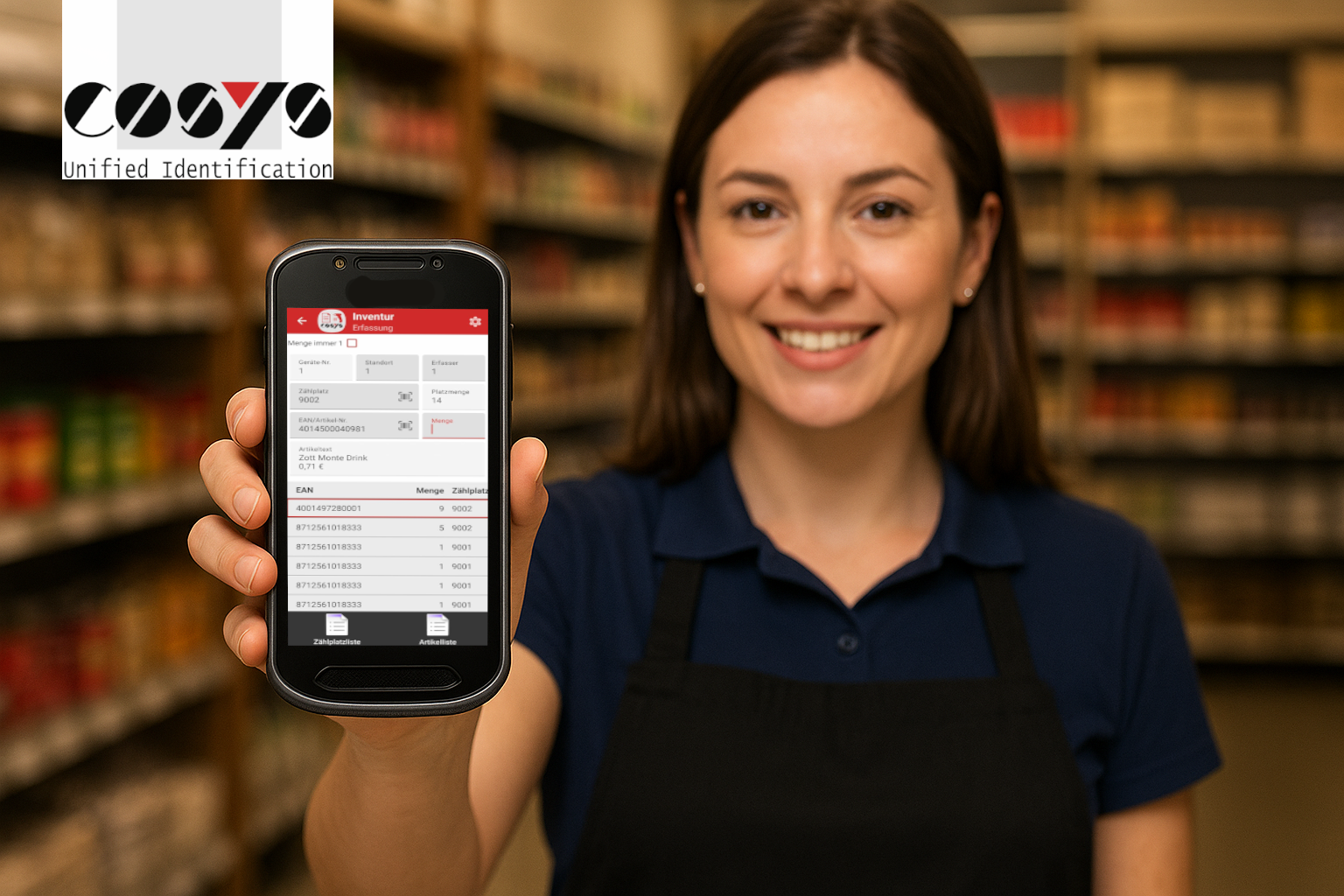 Using barcode scanning and a stocktaking app to eliminate human error in inventory counts, Cosys ...