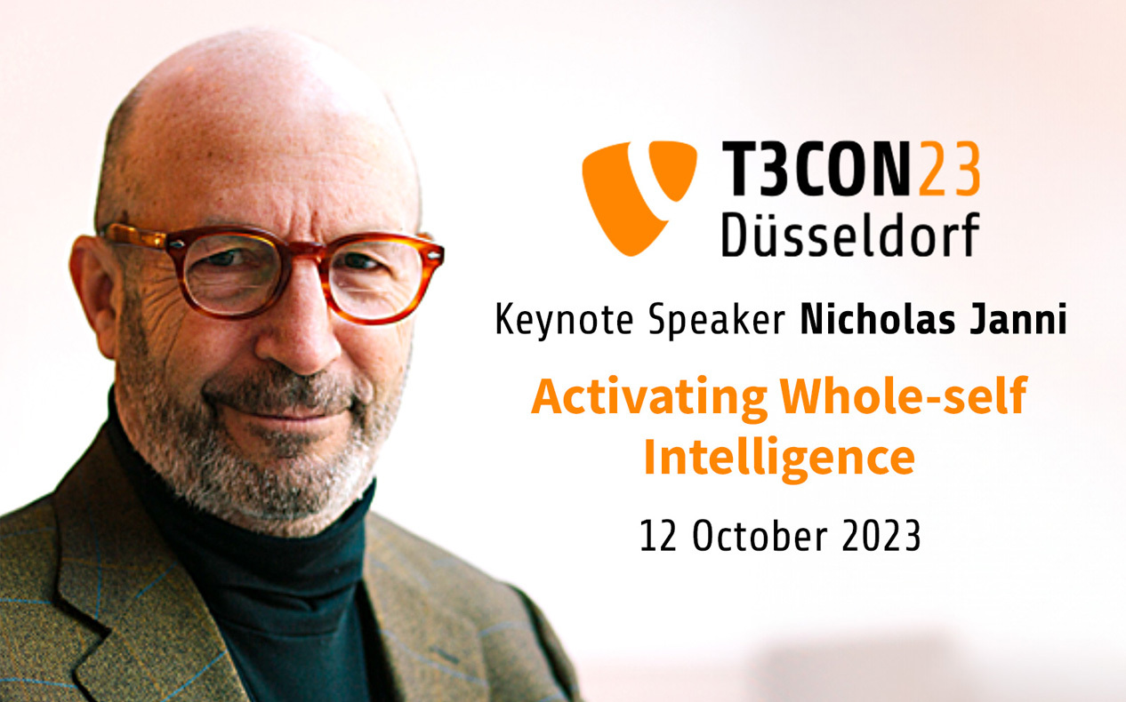 Ankündigung des Keynote-Speakers für die T3CON23: Nicholas Janni hält ...