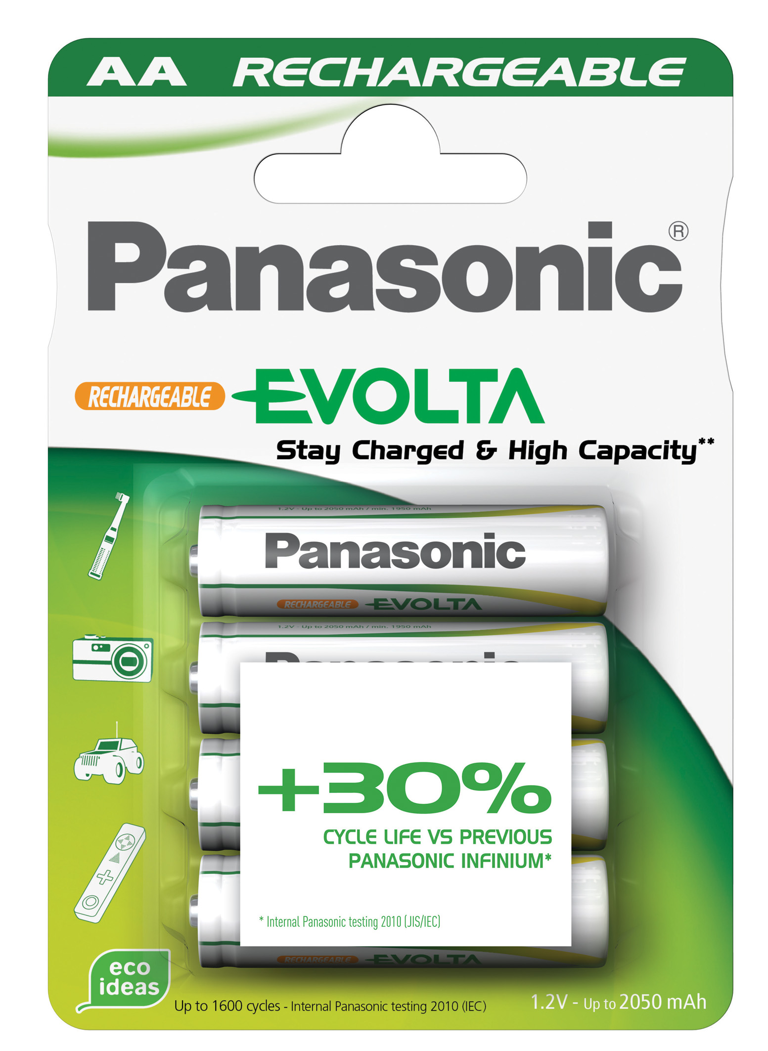 EVOLTA: Die ökologische Power von Panasonic Batteries, Panasonic ...