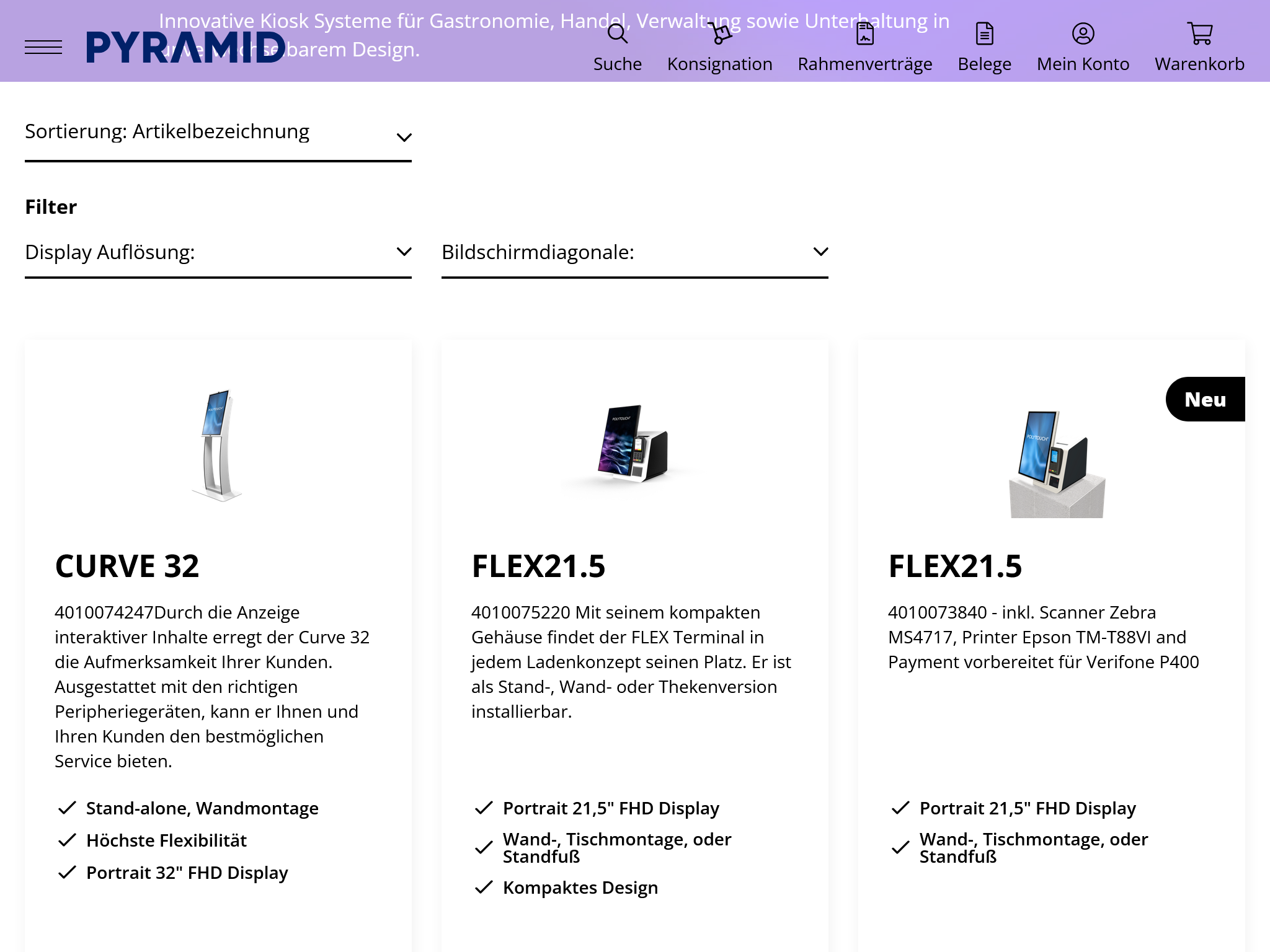 Pyramid Computer startet den Service „B2B Webshop“ und fokussiert sich ...