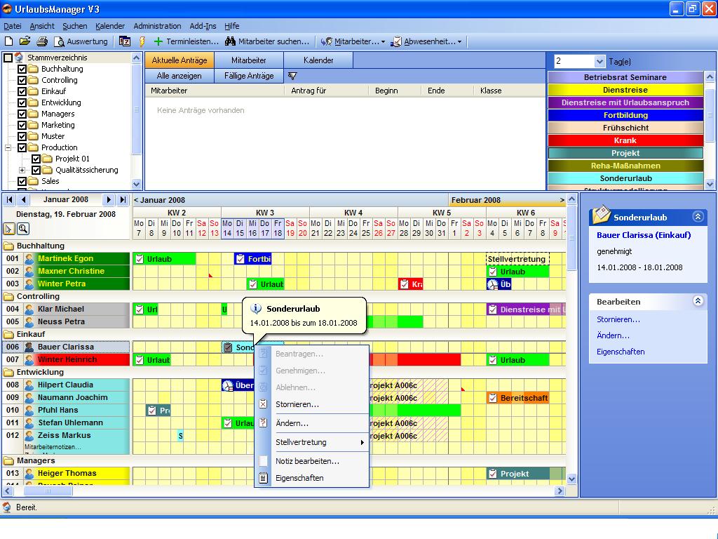 AddWare UrlaubsManager 3.22 – Neues Update verfügbar!, EDV SUPPORT Hartlaub GmbH, Story - PresseBox