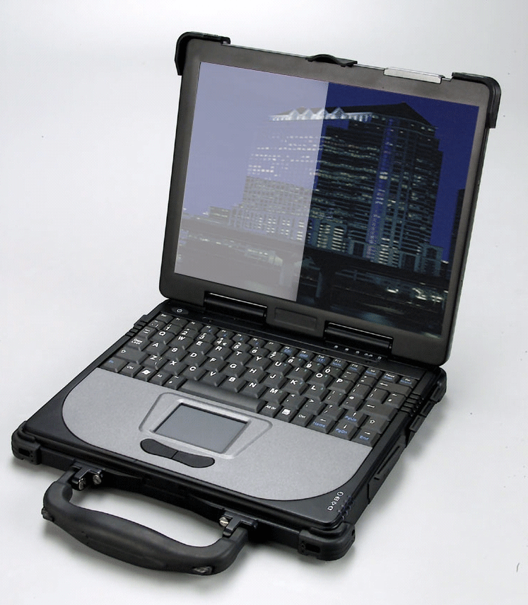 Full-ruggedized Industrie Sub-Notebook mit 12,1” Bildschirm, Acturion ...
