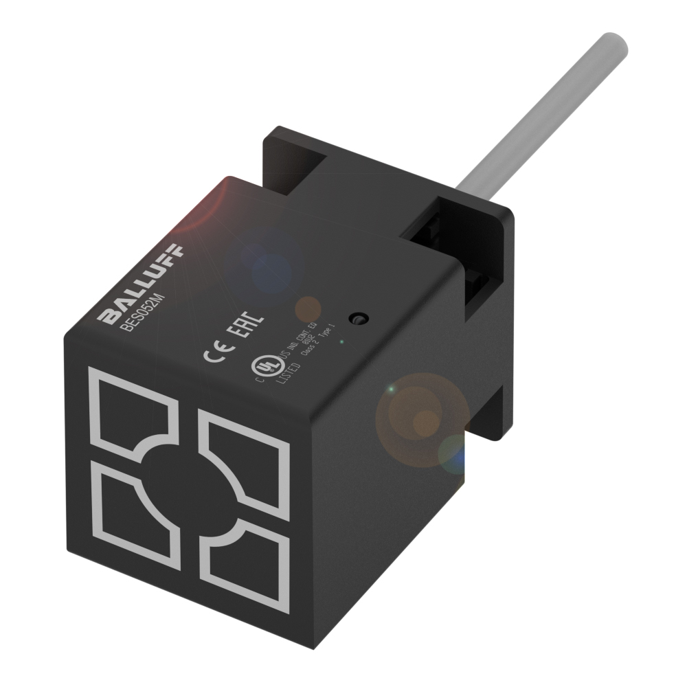 Induktiver Sensor BES Q40 für die Fördertechnik von Balluff, Balluff ...