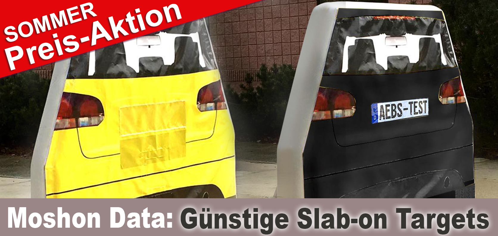 Sommer-Aktions-Preis für Slab-on Targets von Moshon Data, DTC ...