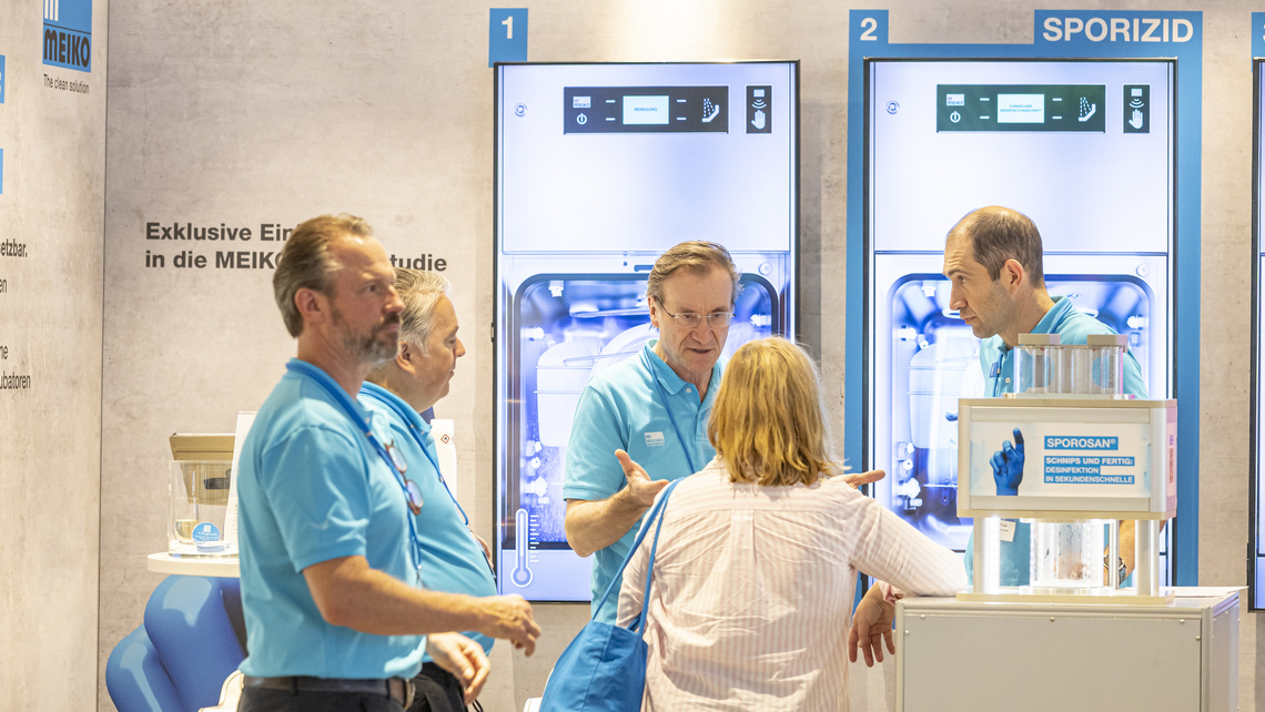 Revolution in der Desinfektion: Fachwelt diskutiert über neues Sporosan®-Verfahren, MEIKO ...