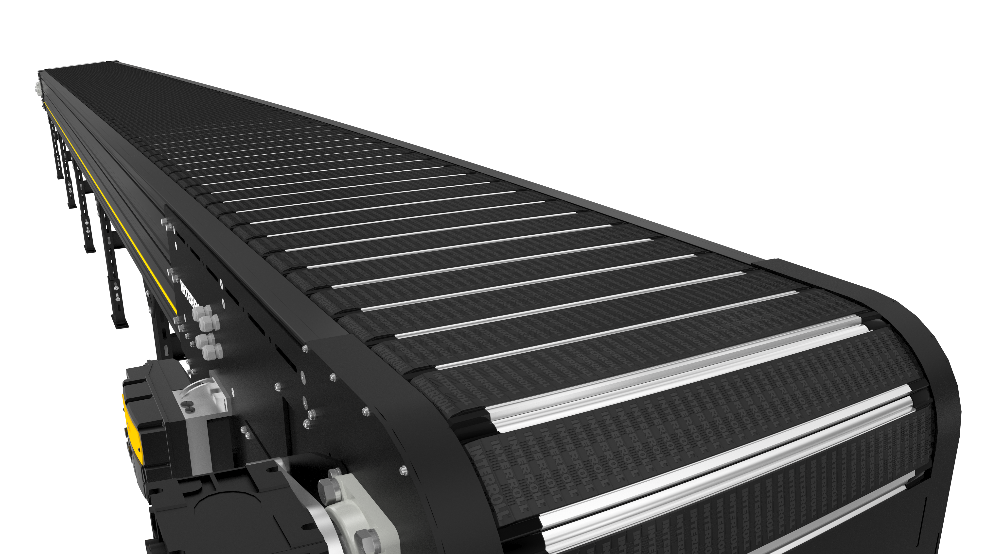 Interroll presents the new Chain Belt Sorting solution combined with ...