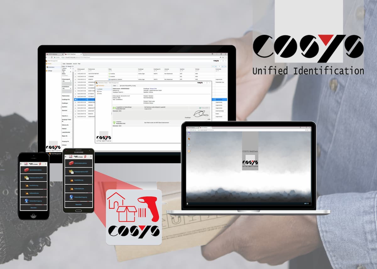 Paketverfolgung im Unternehmen mit COSYS Paket Management Software, Cosys Ident GmbH, Story ...
