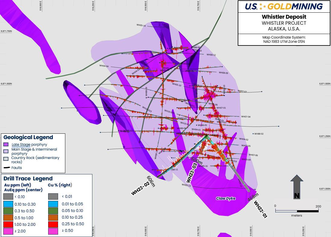 U.S. GoldMining Intersects 547 meters at 1.06 g/t Gold Equivalent ...