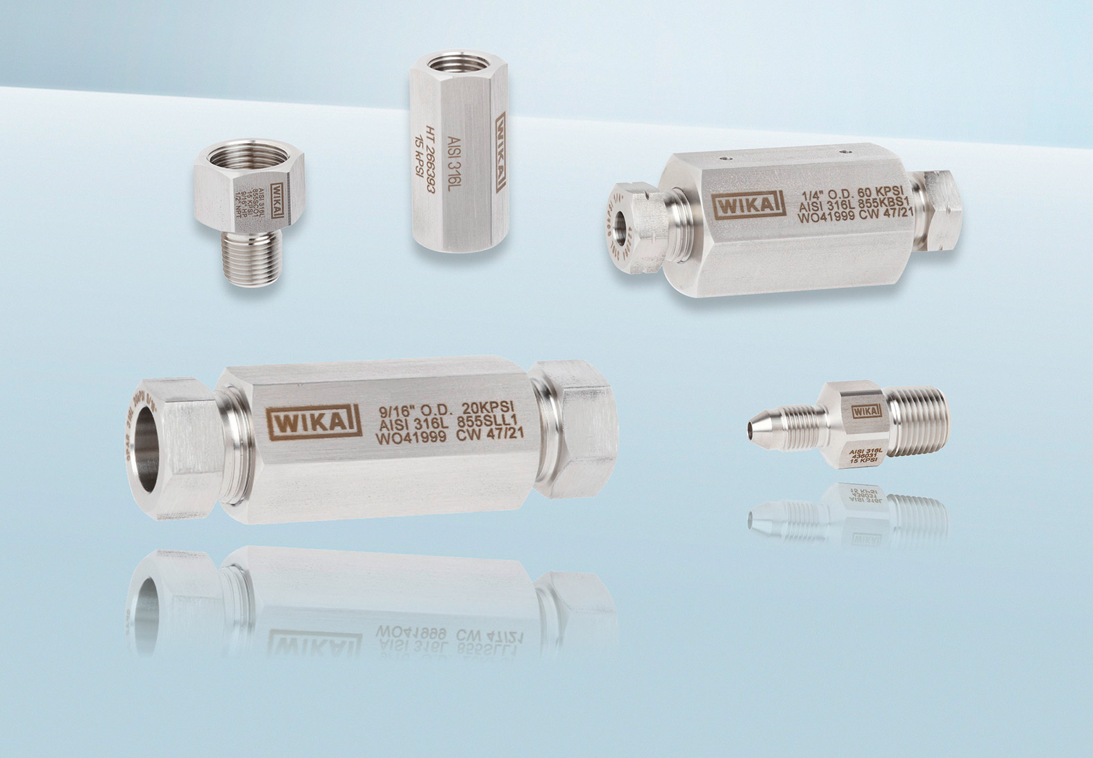 Adapters and couplings for high-pressure applications, WIKA Alexander ...